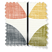 Scribble Stem Multi Rolgordijn-Sample - Tuiss Raamdecoratie